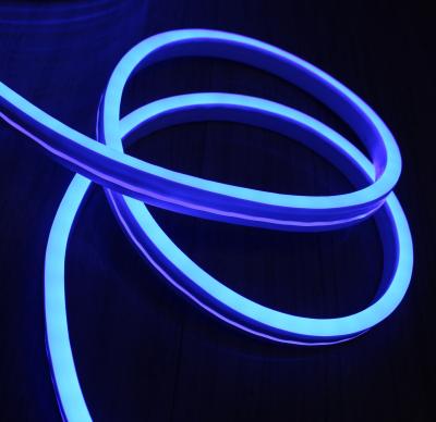China 12V Ultra slim RGB Color changing Neon Rope Flexible  flat surface 11x19mm side view for sale