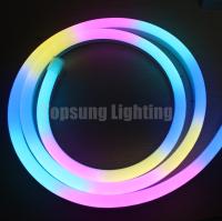 China 24V digital RGB LED neon Flex Rope Light dmx signal input led pixel strip for sale