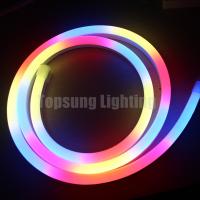 China 24V digital RGB LED neon Flex Rope Light dmx signal input led pixel strip for sale