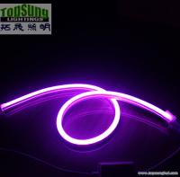 China mini 8x16mm flexible advertising led neon strip RGB color changing 110V for sale