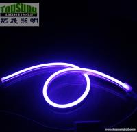 China mini 8x16mm flexible advertising led neon strip RGB color changing 110V for sale