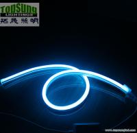 China mini 8x16mm flexible advertising led neon strip RGB color changing 110V for sale