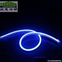 China mini 8x16mm flexible advertising led neon strip RGB color changing 110V for sale