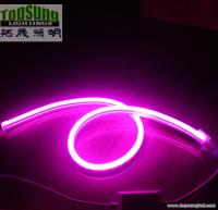 China mini 8x16mm flexible advertising led neon strip RGB color changing 110V for sale