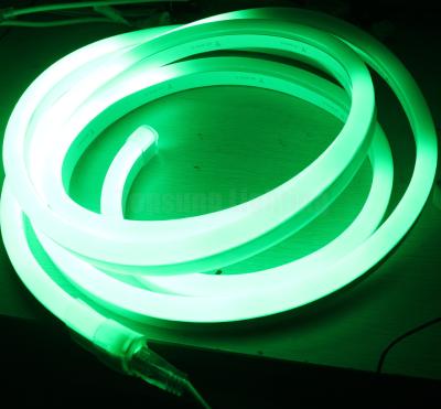 China 24v Magic chasing neonflex digital RGB neon flexible strip 11x19mm flat surface for sale