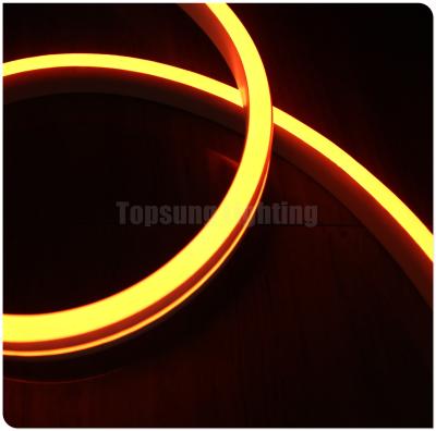 China 24V yellow color smd2835 flex led neon rope strip neon-flex lightings flat 11x19mm slim size for sale