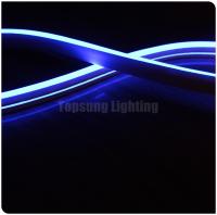 China 11x19mm flat surface blue super bright 24v neon tube soft led neon-flex light for sale