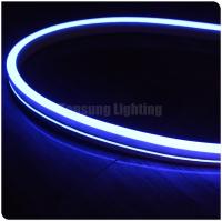 China 11x19mm flat surface blue super bright 24v neon tube soft led neon-flex light for sale
