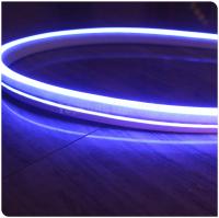 China 11x19mm flat surface blue super bright 24v neon tube soft led neon-flex light for sale