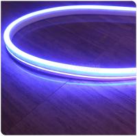 China 11x19mm flat surface blue super bright 24v neon tube soft led neon-flex light for sale