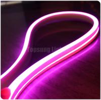 China pink color 24v wholesales led flexible neon strip light flat emitting christmas smd neon flex tube for sale
