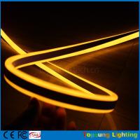 China yellow color mini size neon led christmas lights 8.5*18mm double-sided neon flex lights for sale