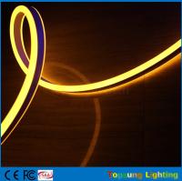 China yellow color mini size neon led christmas lights 8.5*18mm double-sided neon flex lights for sale