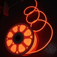 China orange 12v mini led neon flex light 7x15mm replacement neon tubes 2835 smd flexible strip rope ip68 injection for sale