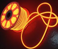 China orange 12v mini led neon flex light 7x15mm replacement neon tubes 2835 smd flexible strip rope ip68 injection for sale
