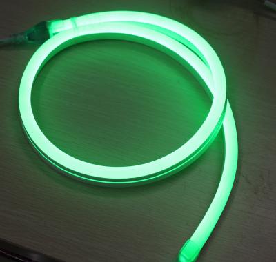 China Quality 11x18mm Super-bright SMD2835 Brand New LED Flex Neons rope light green color 12 volt color jacket pvc for sale
