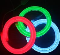 China Manufacturers direct sales rope light high quality led neon flexible strip lights 11x18mm blue colored cover pvc for sale