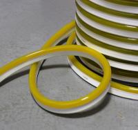 China Yellow Colored pvc cover neon flexible strip 220v led neonflex ribbon rope 11x18mm slim waterproof outdoor decoration for sale