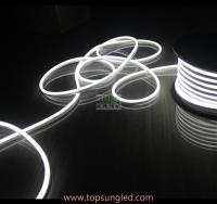 China 50m 12v 24v micro 7*15mm high lumen white milky Jacket Mini Led Flex Neon 10cm cuttable Flexible LED Neon Rope for sale