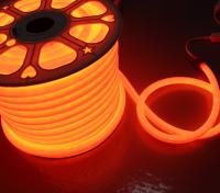China 12v mini round 16mm diameter 360 degree emitting led neonflex rope light orange led neon soft tube for sale
