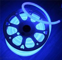 China blue color mini round neon flex 360 degree emitting 12V SMD2835 rope light for sale