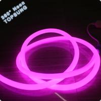 China 16mm micro 360 degree flex led neon strip for signs 12v pink color emitting soft tube lights smd for sale
