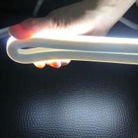China Waterproof light 24v cold white led neon flexible strip IP68 led neon flex silicone material for sale