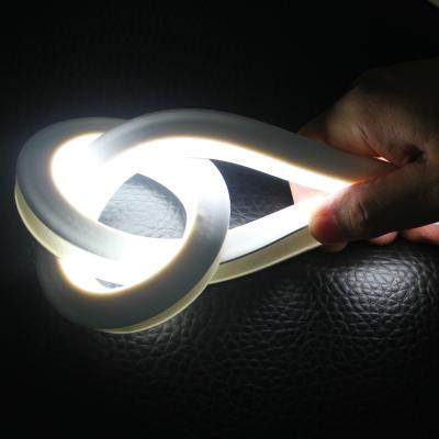 China Indoor and outdoor ultra thin square rope flexible strip light led neon flex top view for sale