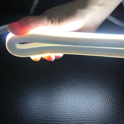 China 12V IP67 Waterproof square Neon Flex LED Rope Light strips white silicone for sale