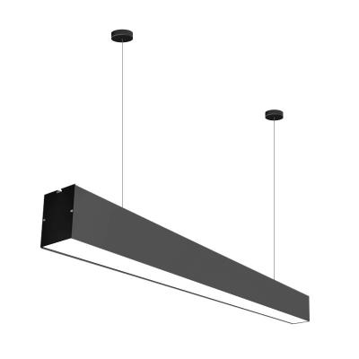 China Dimmable LED Linear Light Seamless Connection Suspended Light Dimmable Hanging Ceiling Shop Linear Light for sale
