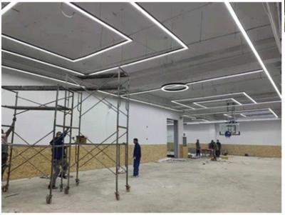 China 24 Inch LED Batten Linear Light Fixtures Surface-Mounted Dimmable 0/1-10V Ceiling-Mounted Modern Linear Lighting for sale