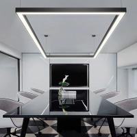 China Dimmable LED Linear Light Seamless Connection Suspended Light Dimmable Hanging Ceiling Shop Linear Light for sale