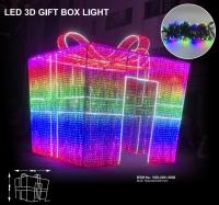 China event giant programmable rgb color change christmas outdoor street decoration led 3d arch motif lights time tunnel lighting for sale