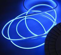 China Mini side emitting silicone waterproof outdoor 12v led neon flex strip lighting 6mm blue for sale