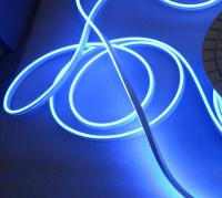 China Mini side emitting silicone waterproof outdoor 12v led neon flex strip lighting 6mm blue for sale