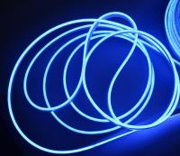 China Mini side emitting silicone waterproof outdoor 12v led neon flex strip lighting 6mm blue for sale