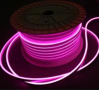 China 5mm Pink Super Flexible LED Neon Rope Light Outdoor Commercial Sign/Home Decor DC12V for sale