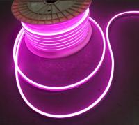 China 12v 6mm pink neon flexible led strips mini flex led neon rope light for sale