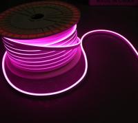 China 12v 6mm pink neon flexible led strips mini flex led neon rope light for sale