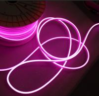 China Flexible Neon LED Light Glow EL Wire String Strip 5mm purple neon strips lightings for sale