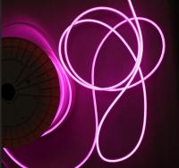 China Flexible Neon LED Light Glow EL Wire String Strip 5mm purple neon strips lightings for sale