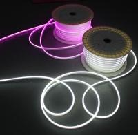 China 24v 6mm mini neon flexible led strips lights 2835 smd silicone coating ribbon white for sale