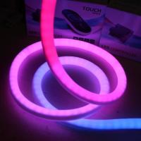 China 24v programmable rgb digital neo pixel 360 degree neon-flex soft tube for sale