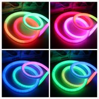 China Topsung High quality 360 degree outdoor rgb led neon flex, led pixel flex for sale