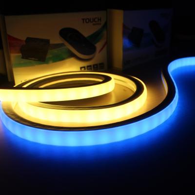 China 17x17mm square digital SMD5050 RGB Flex LED Neon With Perfect Color Mixing Effect for sale