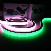 China Top View Silicon ip68 waterproof dream color flex strip 24V 60 pixel dmx rgb led neon flex square for sale