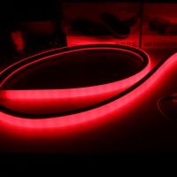 China 17x17mm square chasing led neon flex flat dmx led neon flexible strip rgb color changing neo neon for sale