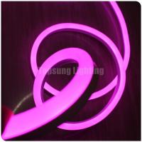 China 14mm high quality purple led neon flex flexible strip light 110v neo neon rope for sale