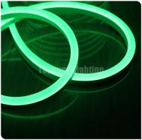 China SMD 2835 led neon light 12V flex rope outdoor waterproof led neon strip light green color for sale