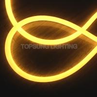China 50m spool Neo neon led flexible neon strip light 5050 waterproof yellow amber neon rope for sale